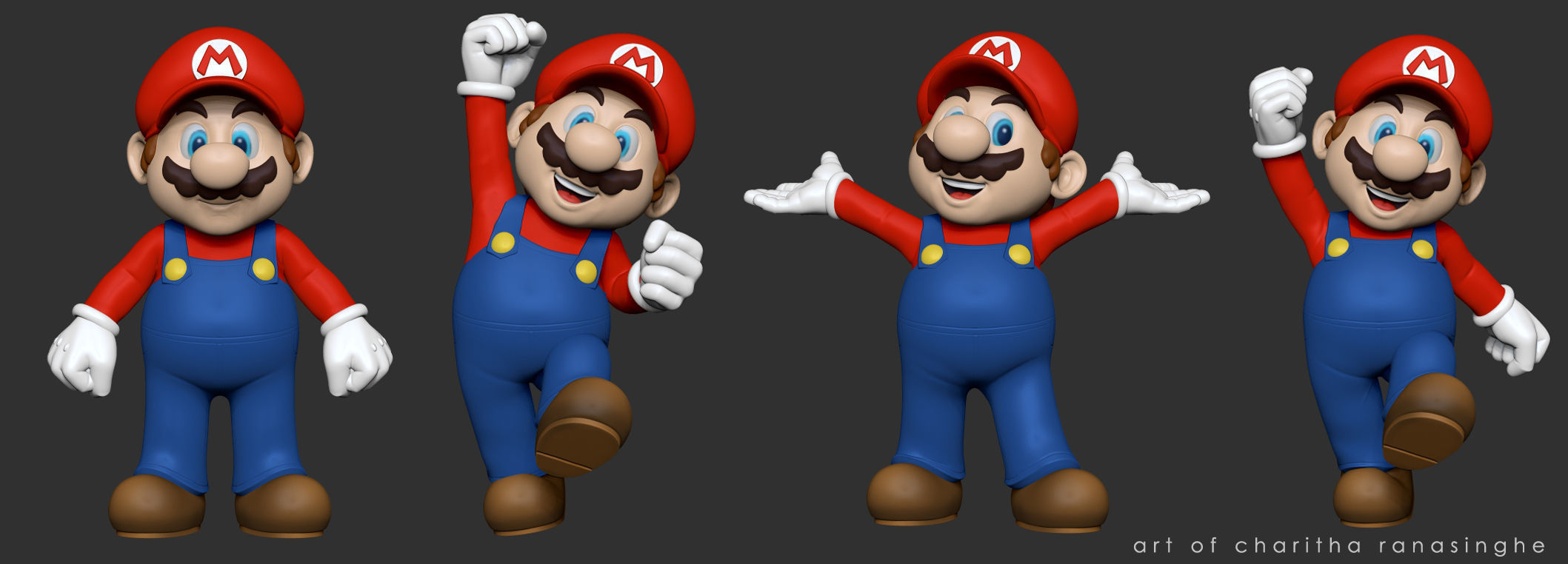 Super Mario 3D model 3D printable | CGTrader