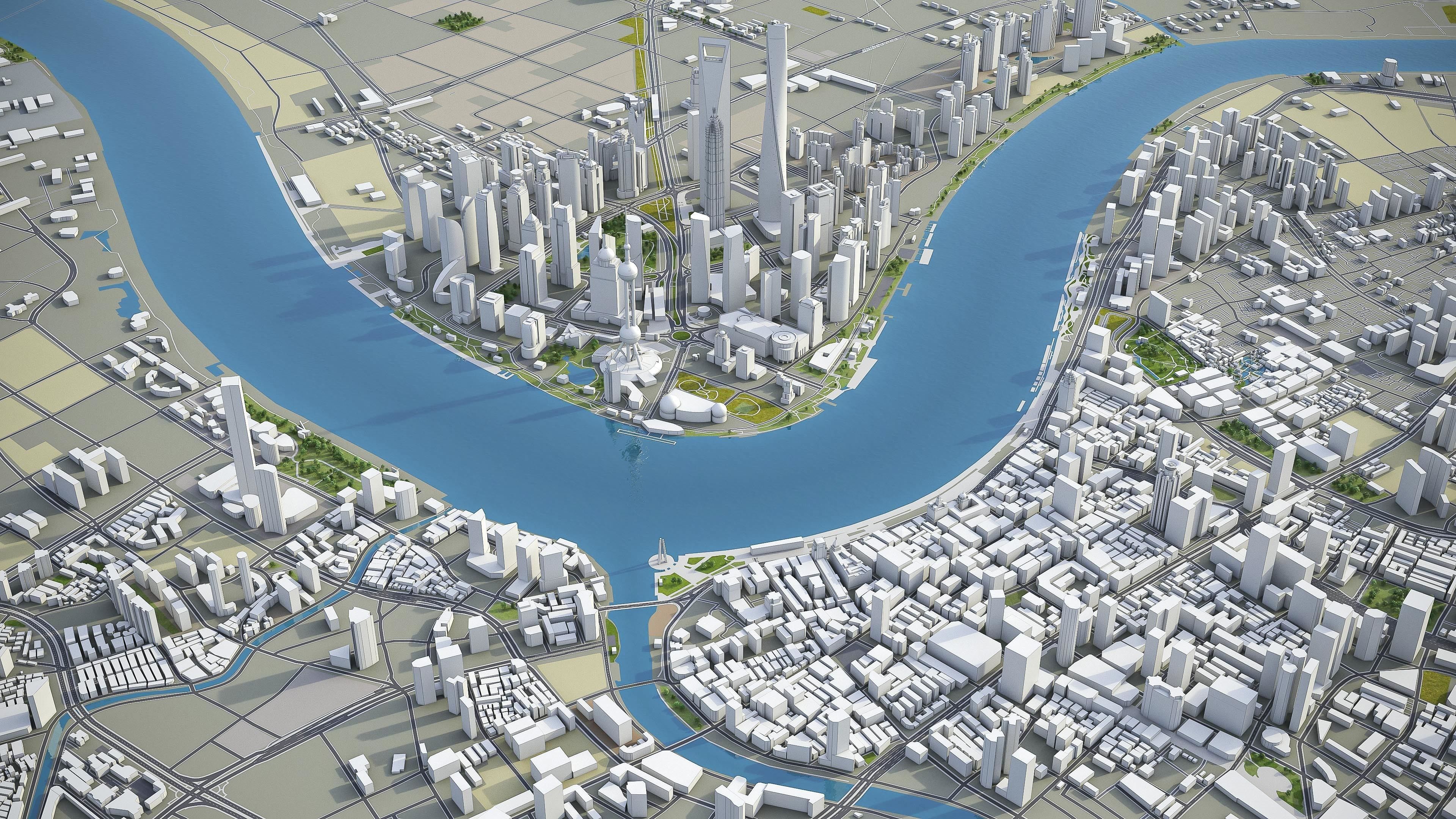 Shanghai Metropolitan Area 3D Model Collection | CGTrader