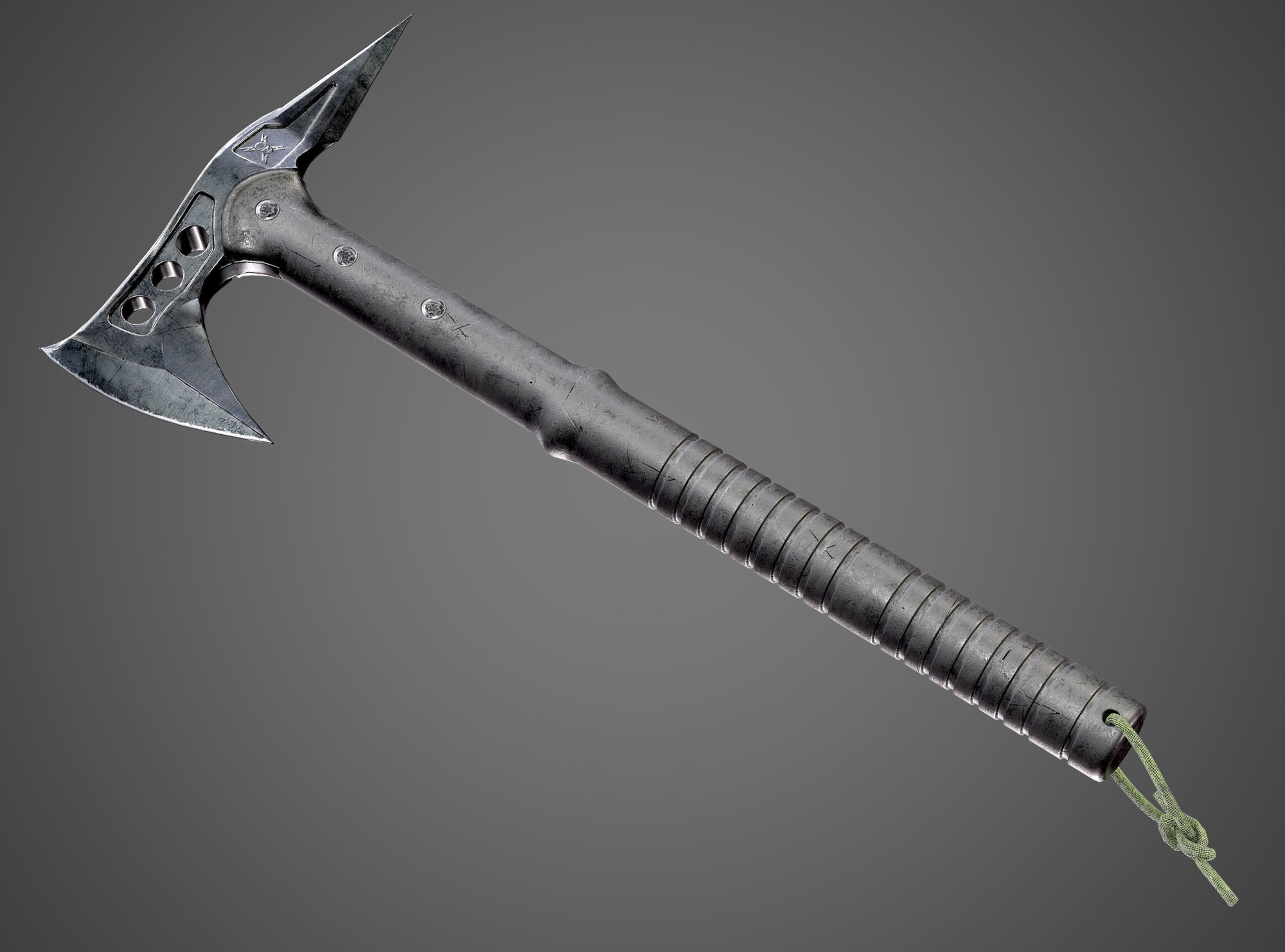 3D model M48 Hawk Tactical Tomahawk AAA PBR Game Ready Asset VR / AR ...