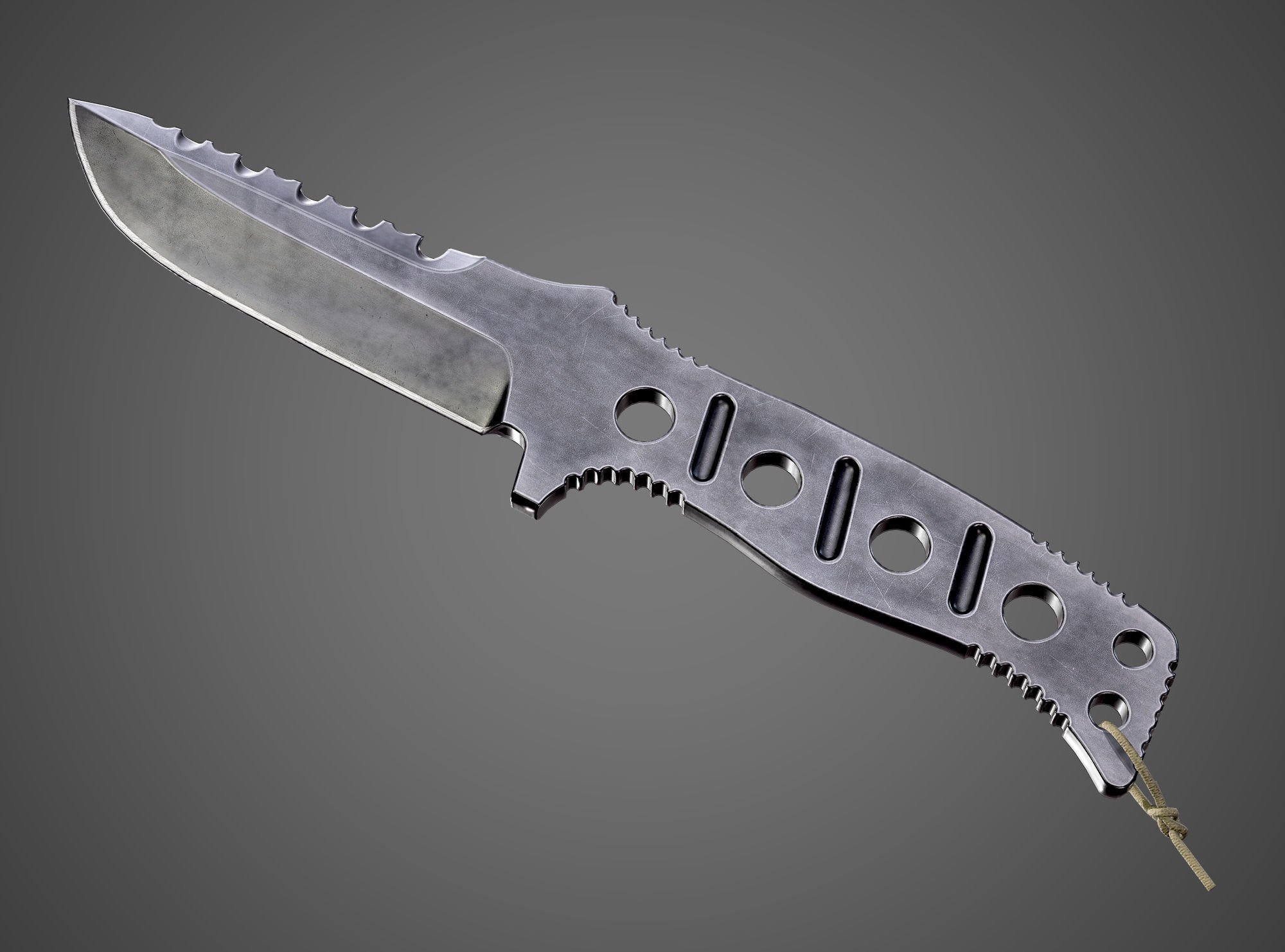 Benchmade 375 BK Tactical Knife AAA PBR Game 3D model 3