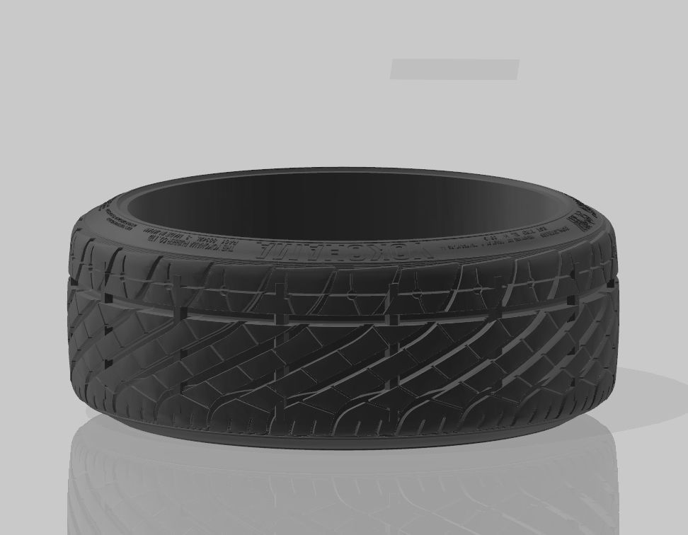 Yokohama Parada r17 Strech tire Super detail - 8J and 9J 3D model ...
