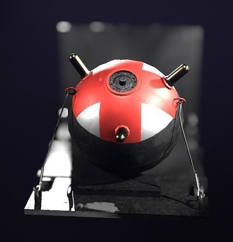 3D model Mina PDM3 1947 VR / AR / low-poly | CGTrader