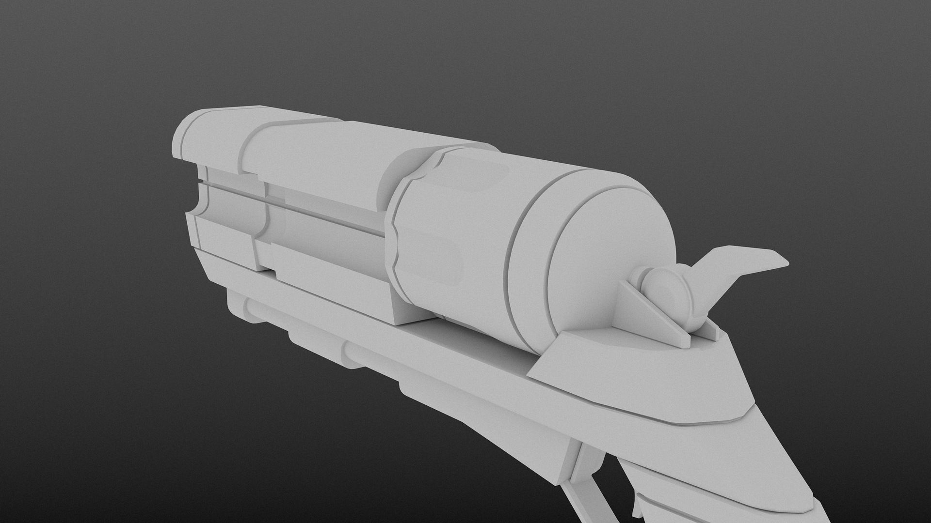 3D model Revolver PBR Low Poly gun VR / AR / low-poly | CGTrader