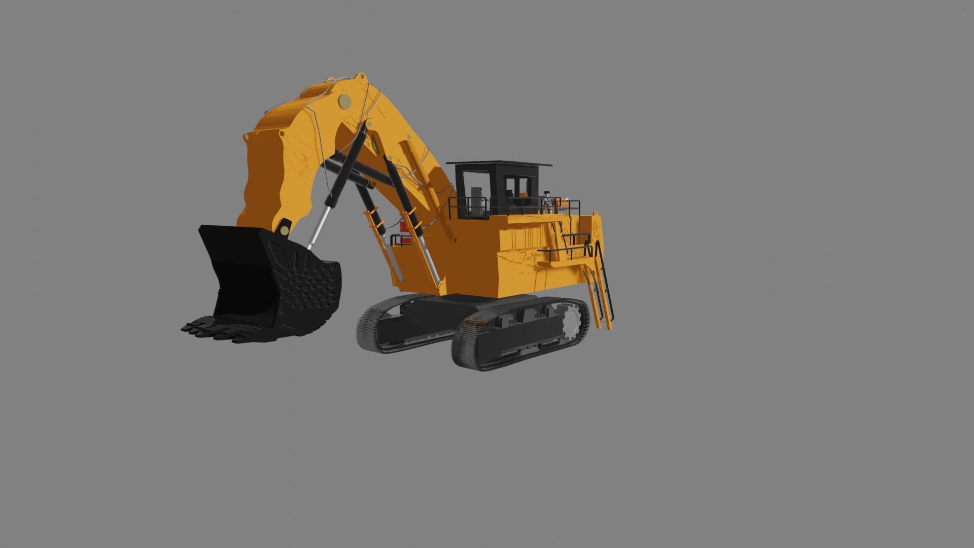 3D model CAT 6018 excavator VR / AR / low-poly | CGTrader