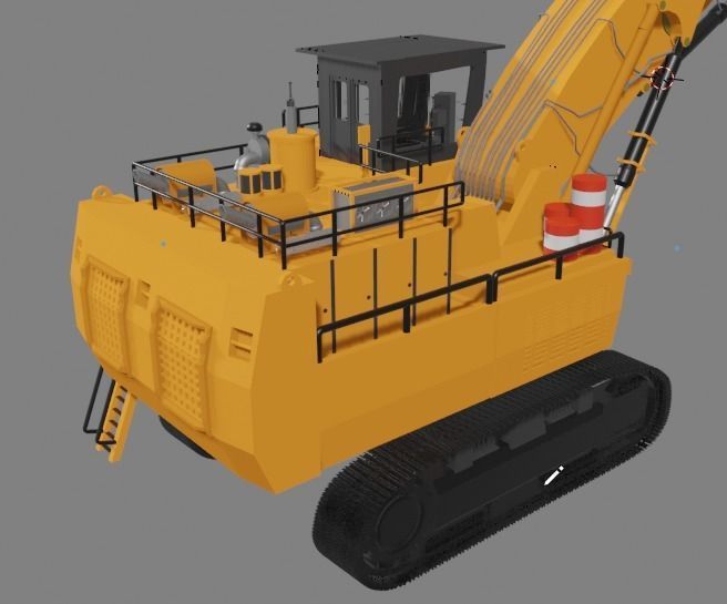 3D model CAT 6018 excavator VR / AR / low-poly | CGTrader