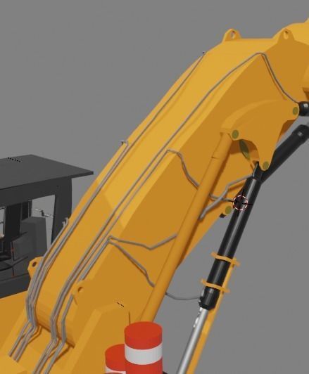 3D model CAT 6018 excavator VR / AR / low-poly | CGTrader