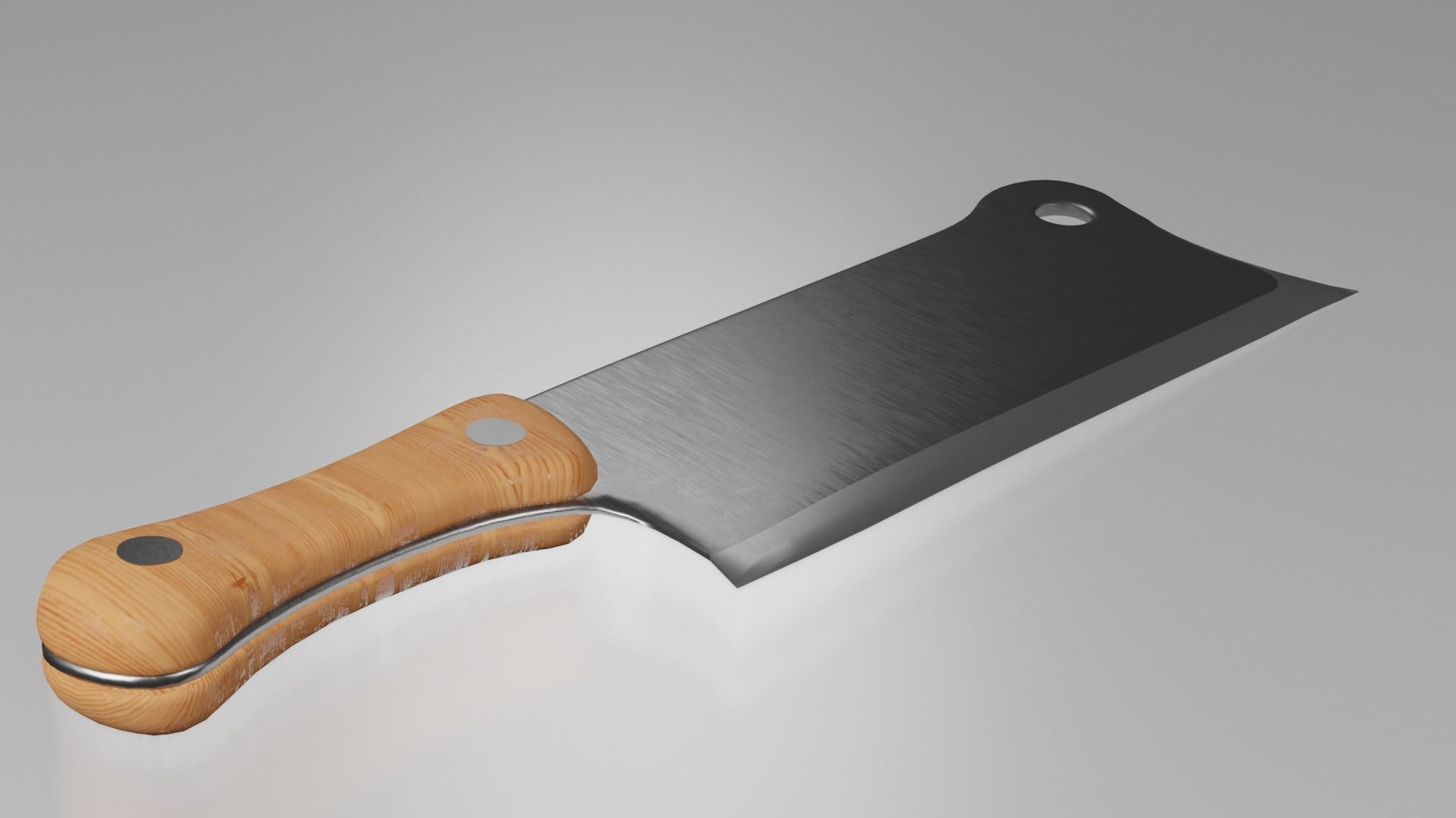 3D model Butcher Knife Model PBR VR / AR / low-poly | CGTrader