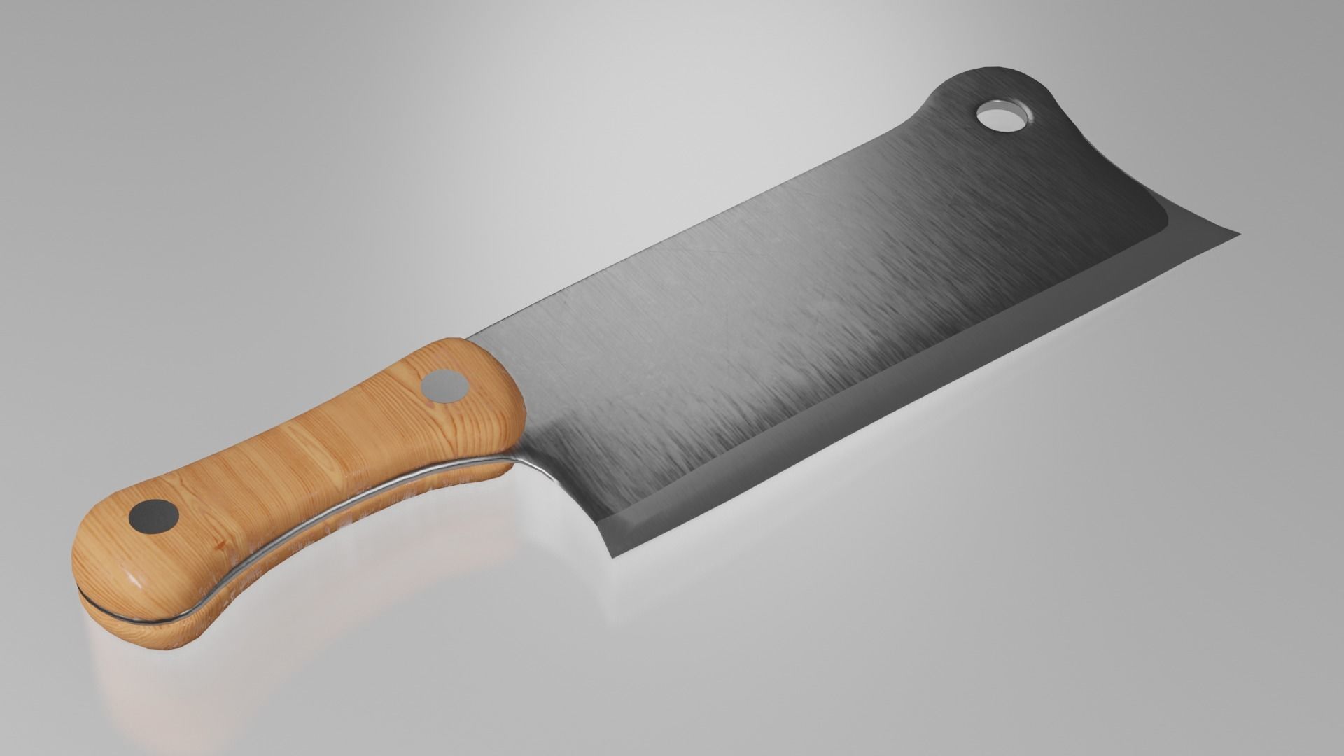 3D model Butcher Knife Model PBR VR / AR / low-poly | CGTrader
