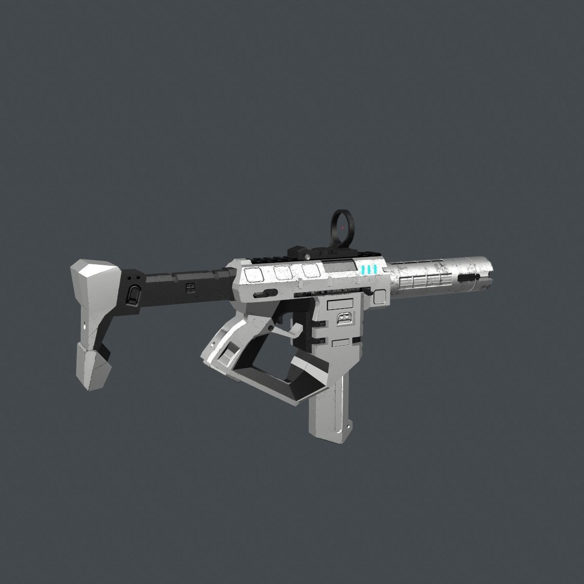 3D model Sci-Fi MP5 Styled Gun VR / AR / low-poly | CGTrader