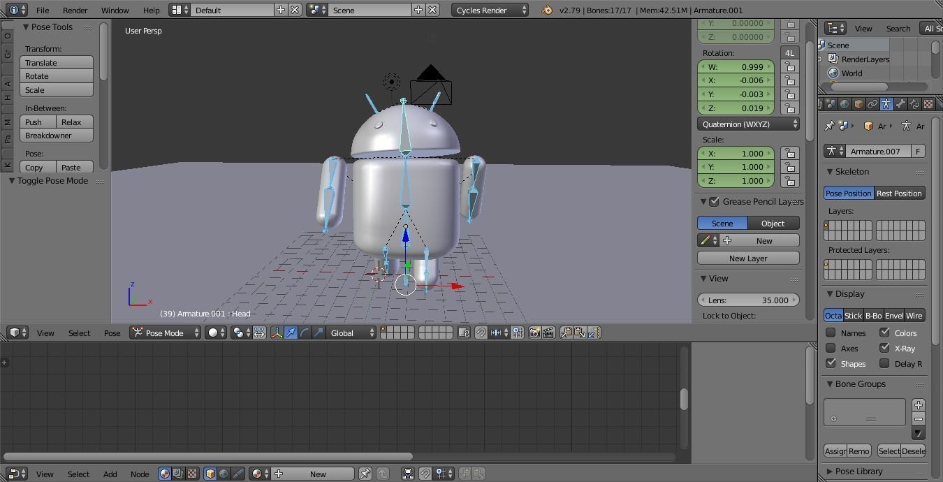 3D model Android bugdroid VR / AR / low-poly | CGTrader