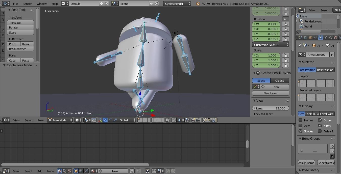3D model Android bugdroid VR / AR / low-poly | CGTrader