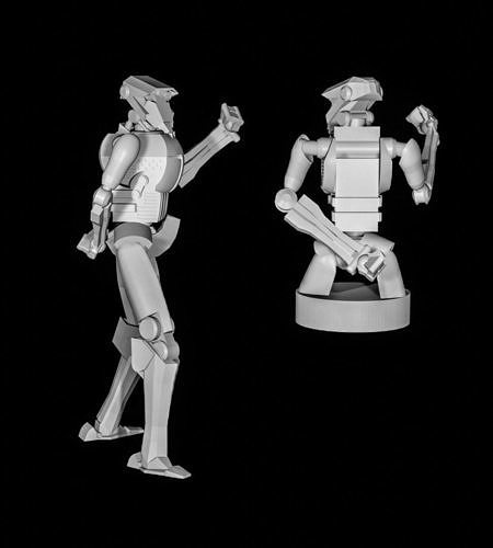 Tacticool Robot Strategists 3D model 3D printable | CGTrader