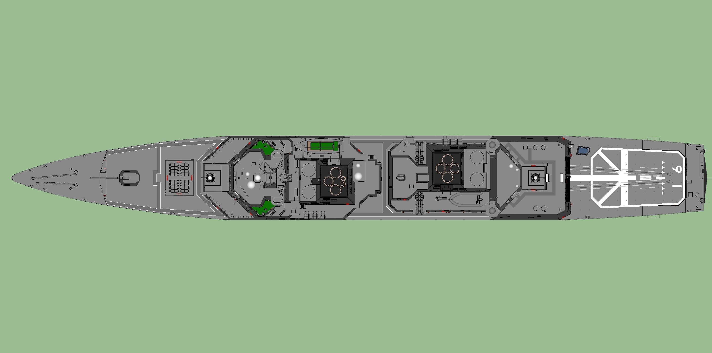 Akizuki Class Destroyer 3D model | CGTrader