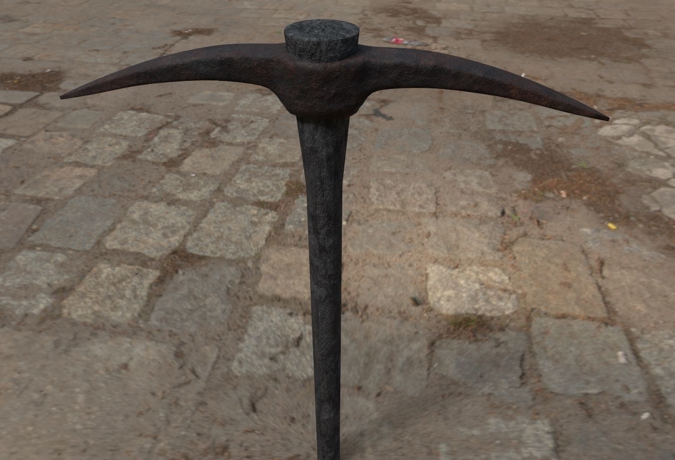3D model old pickaxe VR / AR / low-poly | CGTrader