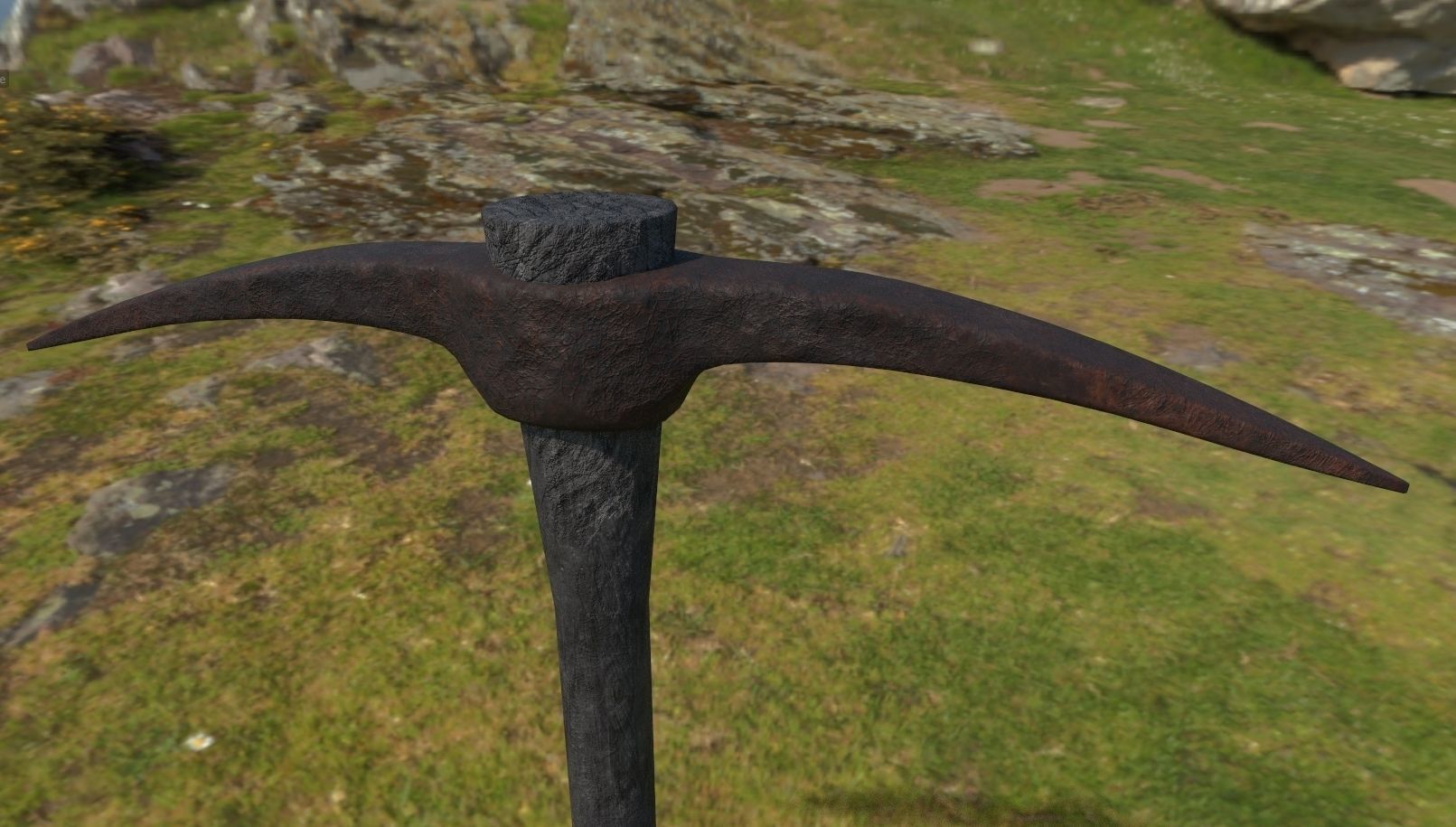 3D model old pickaxe VR / AR / low-poly | CGTrader
