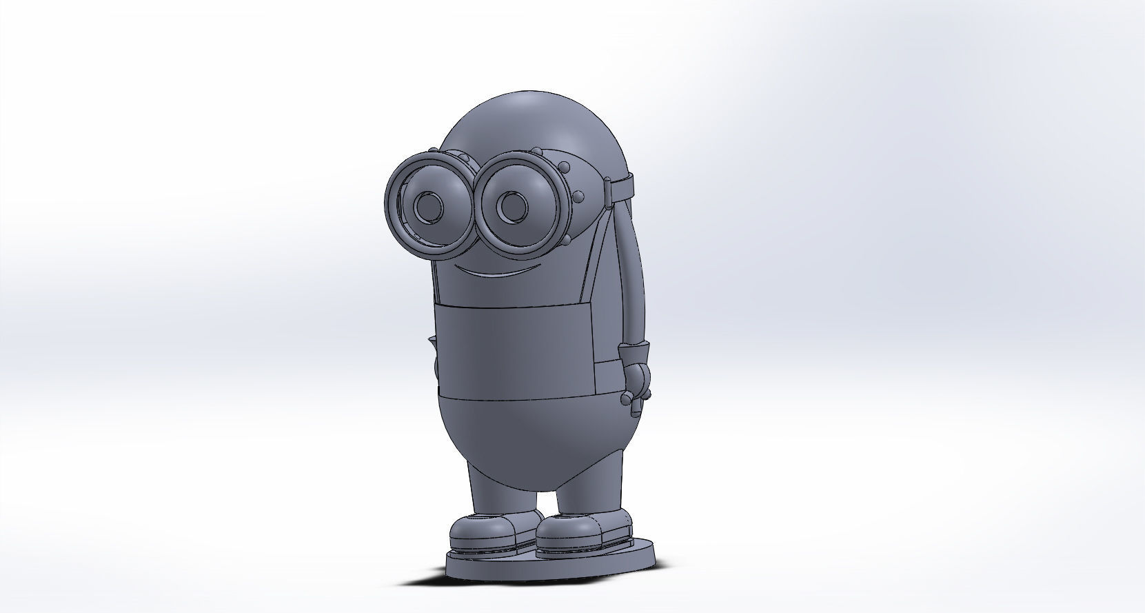 Minion free 3D model 3D printable | CGTrader