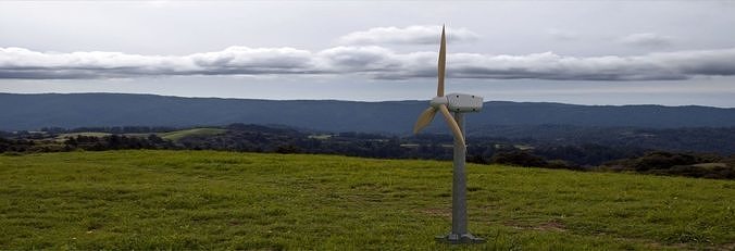 Scale small wind turbine 3D model | CGTrader