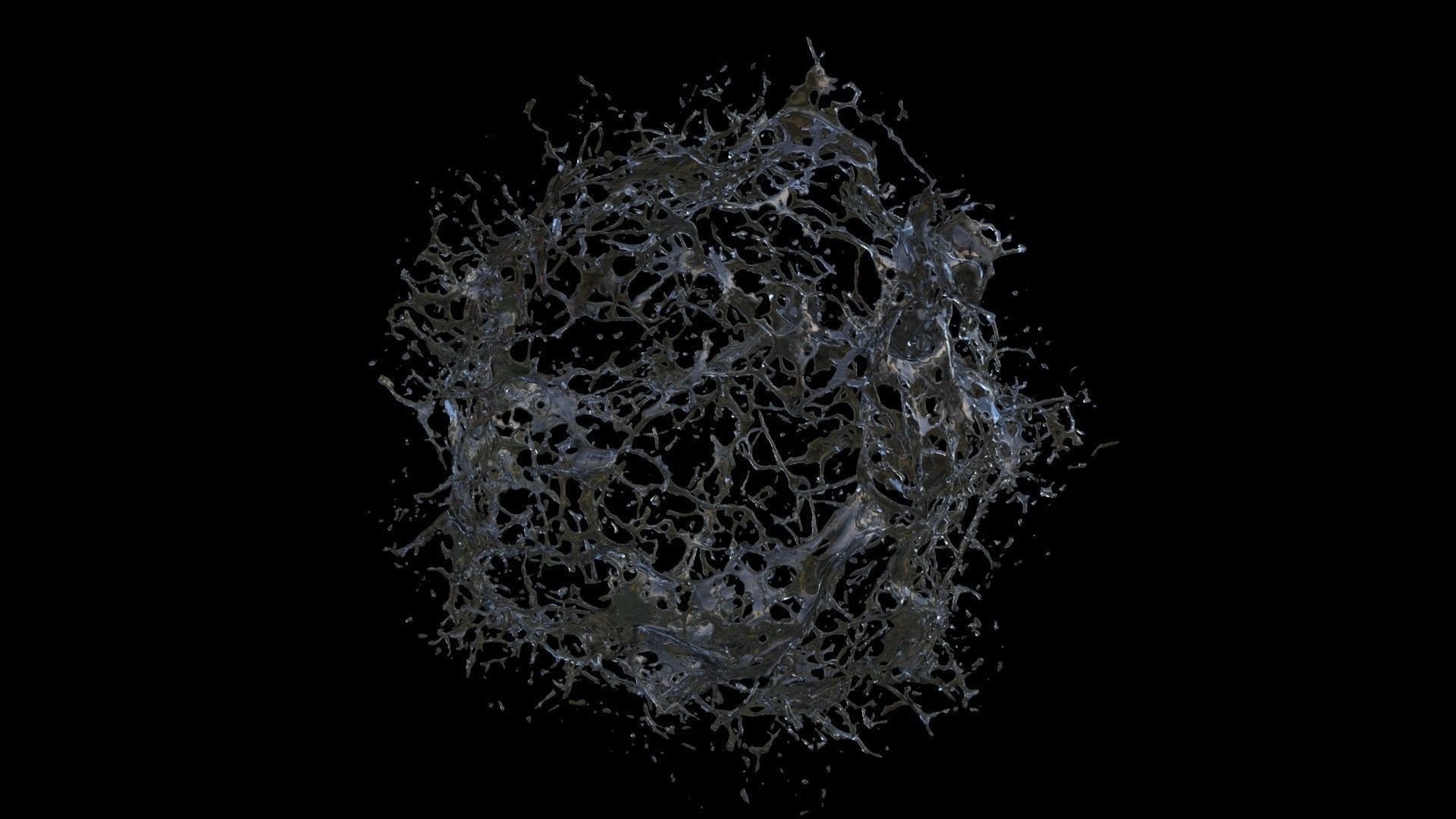 Water Explosion 3D model | CGTrader