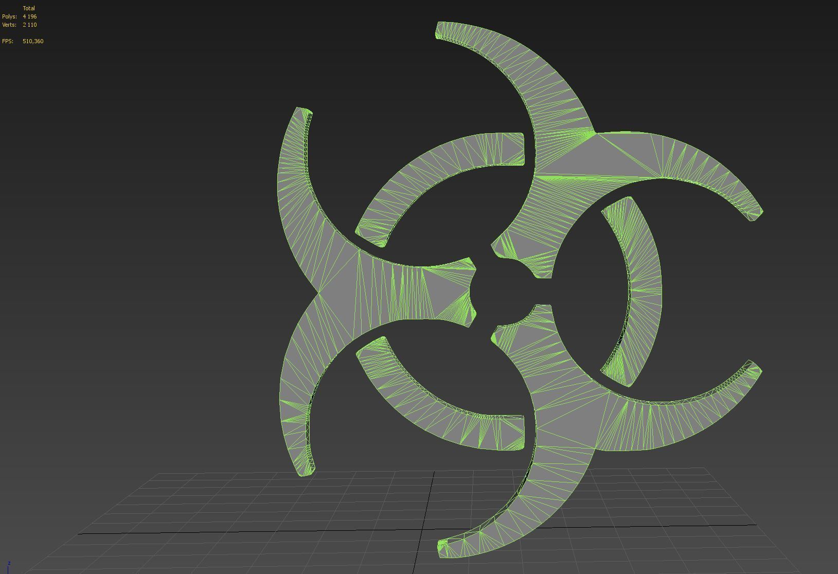 Biohazard symbol Signs 3D model | CGTrader