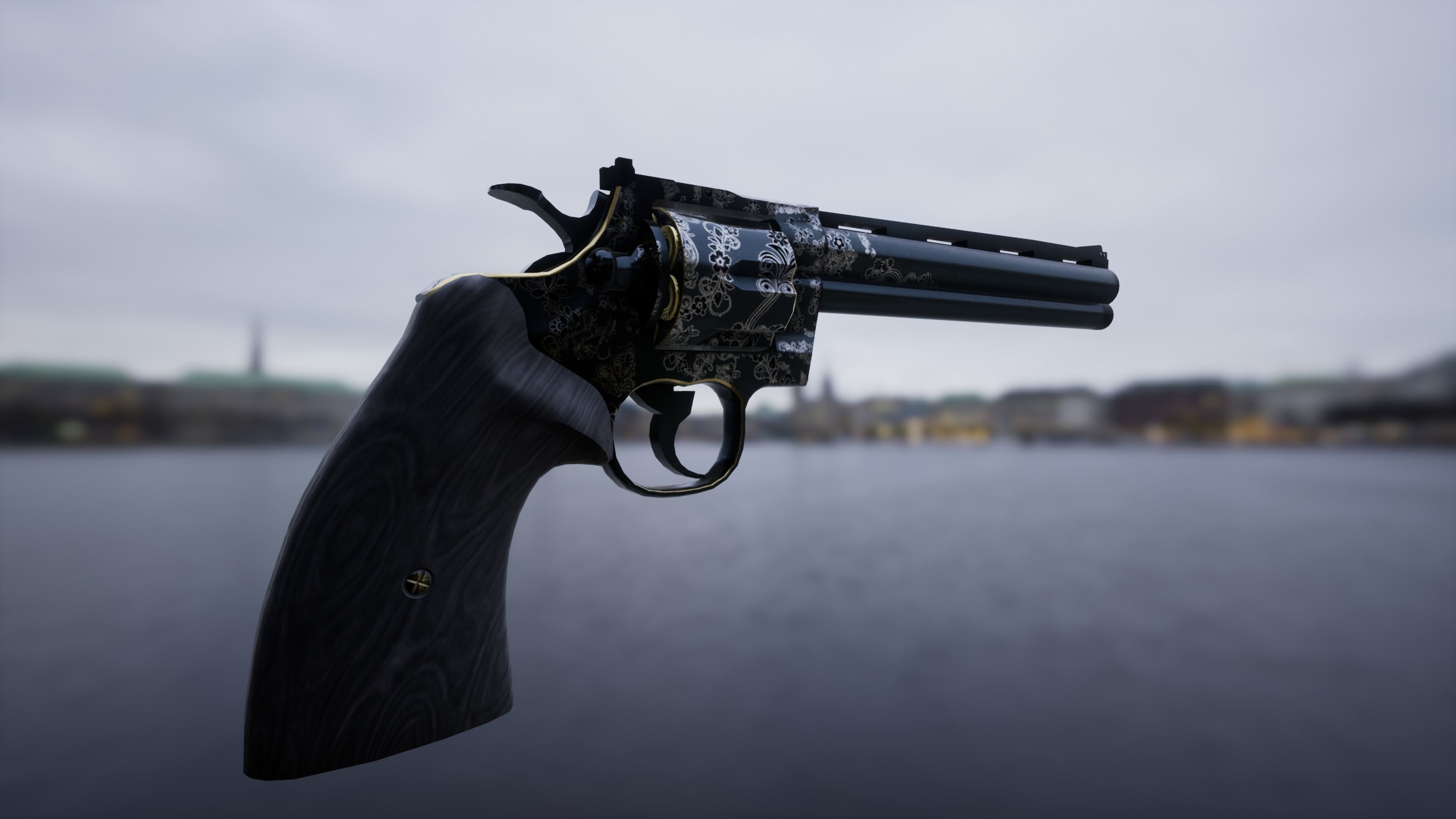 3D model Colt Python VR / AR / low-poly | CGTrader