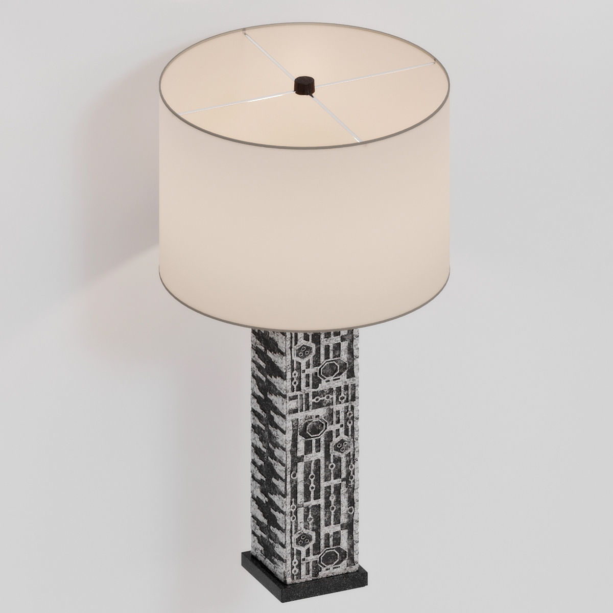 Abstract Block Lamp 3D model | CGTrader