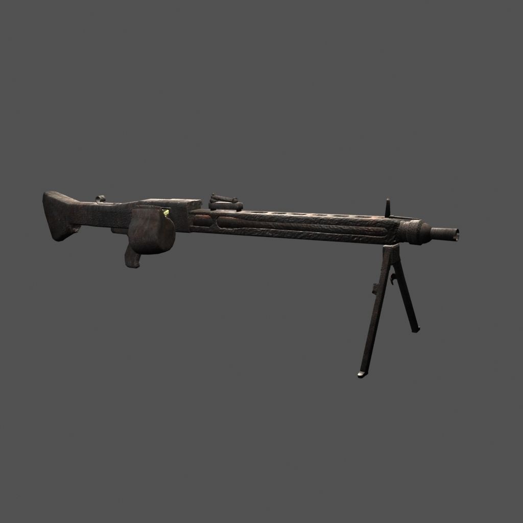 3D model MG3 Machine gun VR / AR / low-poly | CGTrader