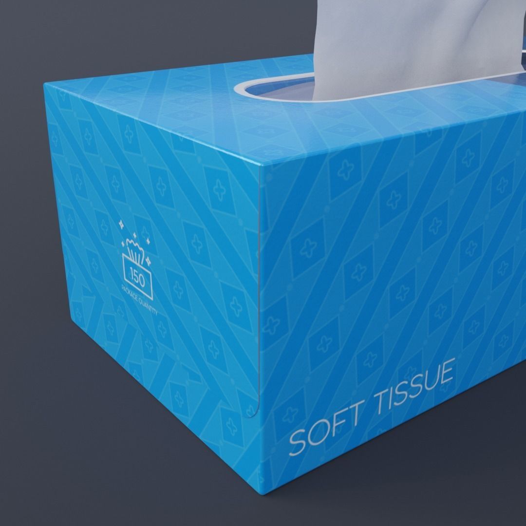 Tissue Box 3D model | CGTrader