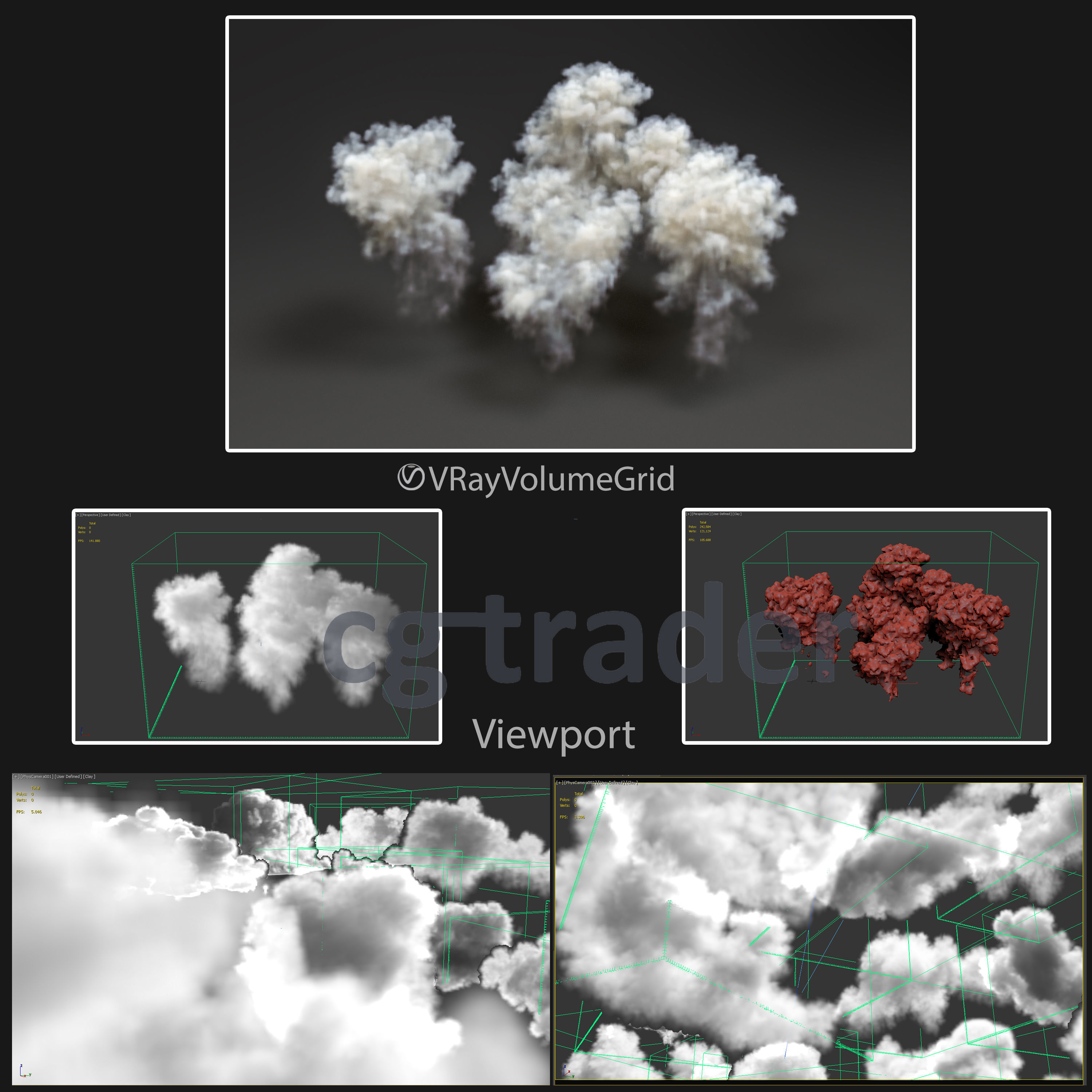 clouds - 3D Volumetric cloud 3D model | CGTrader
