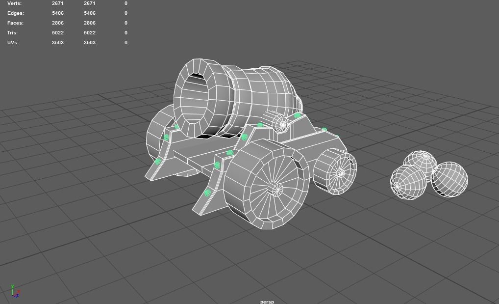 3D model Stylized cannon - PBR VR / AR / low-poly | CGTrader