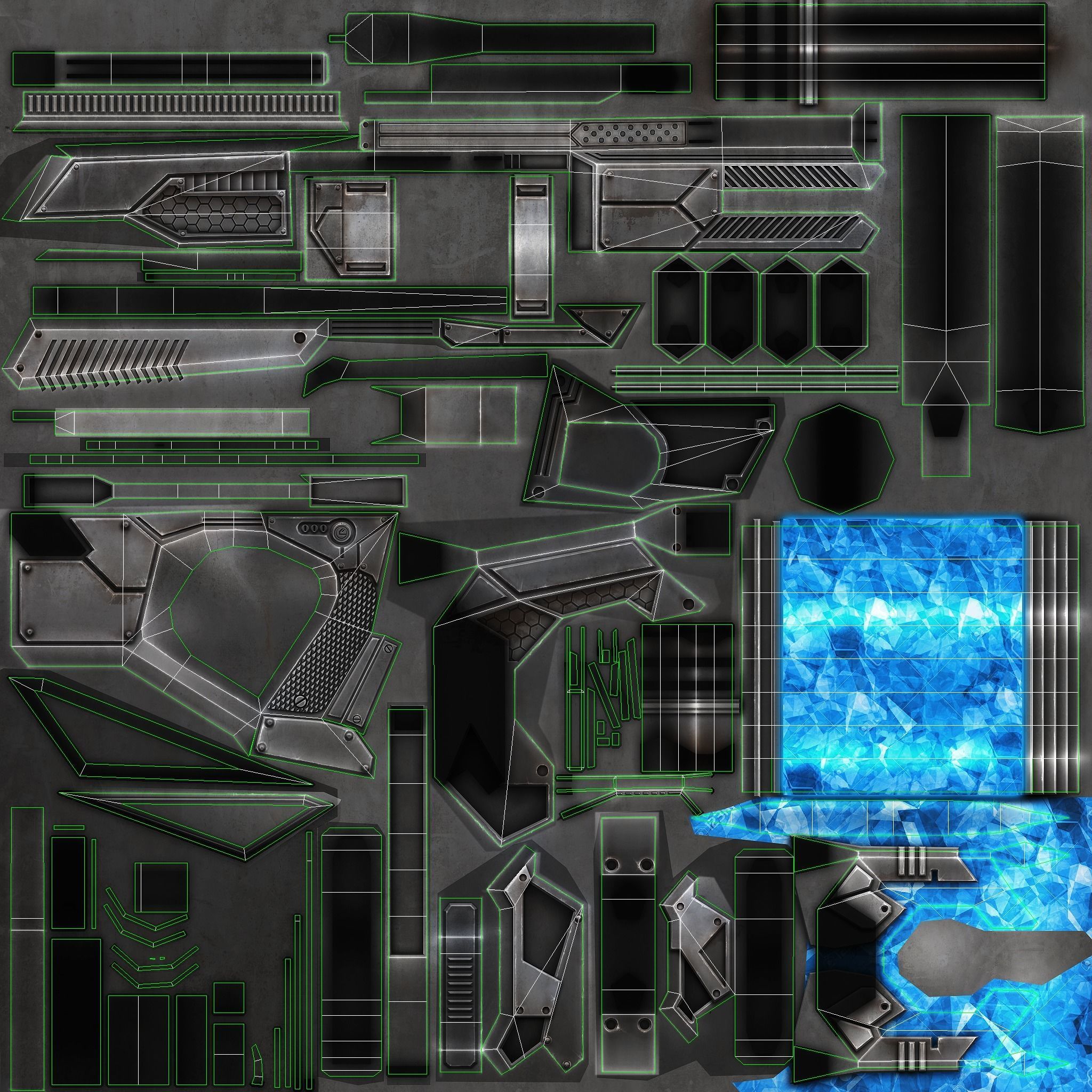 3D model Energy Scepter Ultra Weapon VR / AR / low-poly | CGTrader