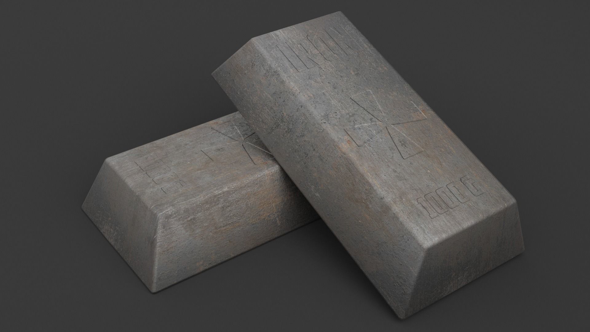 3D model 20 INGOTS PACK VR / AR / low-poly | CGTrader