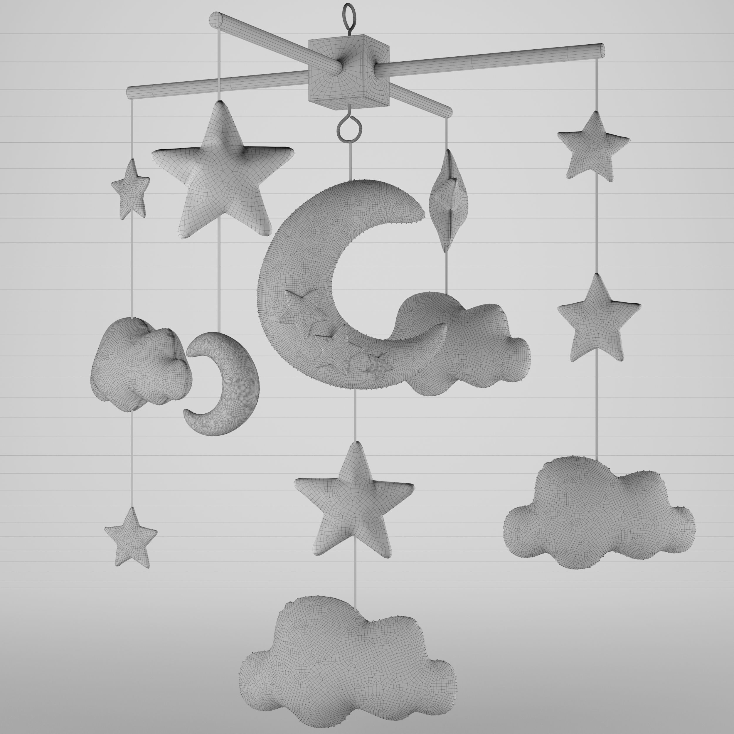 Baby Mobile Toy 3D model | CGTrader