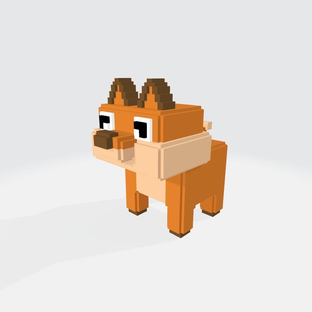 3D model Voxel Animal VR / AR / low-poly | CGTrader