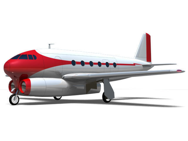 Fokker F26 3D model | CGTrader