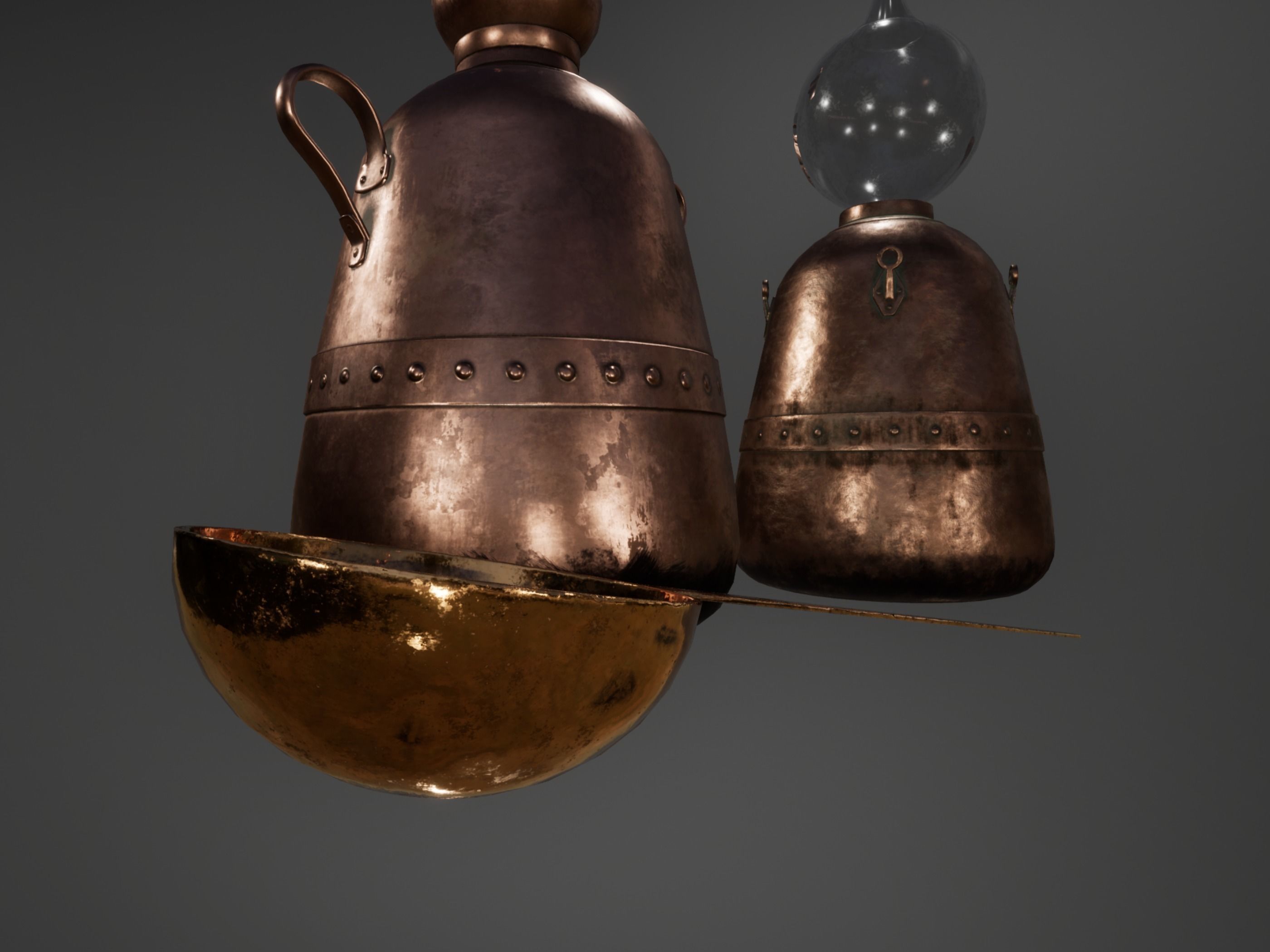 3D model Alchemical Equipment Collection VR / AR / low-poly | CGTrader