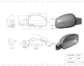 Side mirror 3D Printing Models | CGTrader
