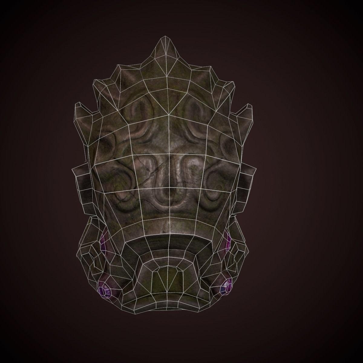 3D model Demon head VR / AR / low-poly | CGTrader