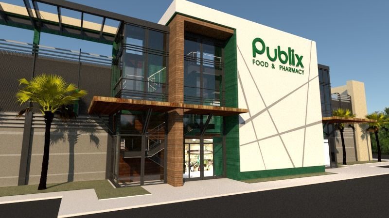 Contemporary Publix Design 3D model | CGTrader
