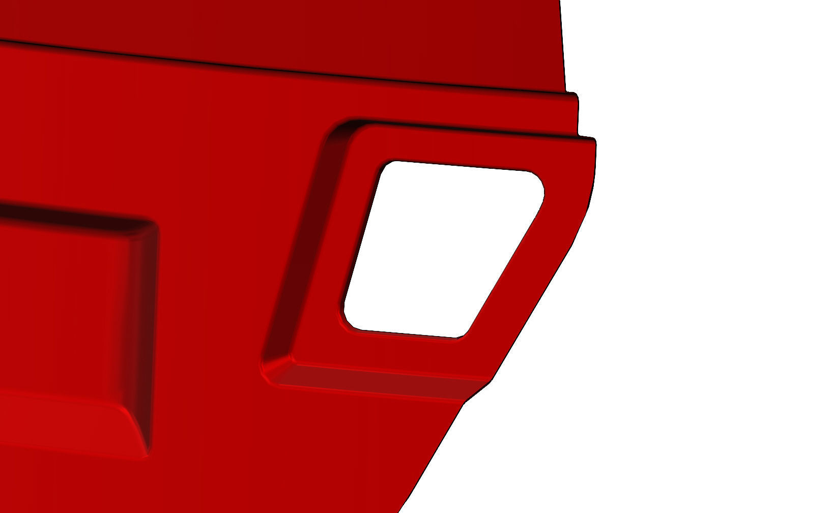 Car trunk lid panel 3D model 3D printable | CGTrader