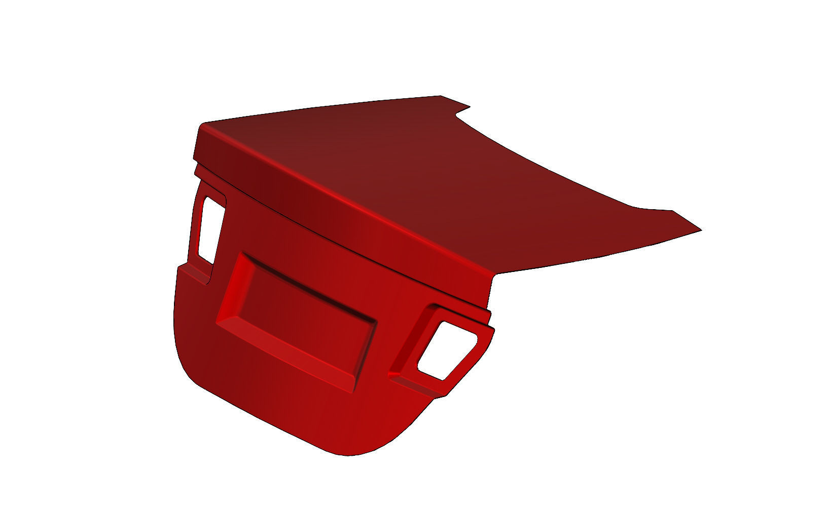 Car trunk lid panel 3D model 3D printable | CGTrader