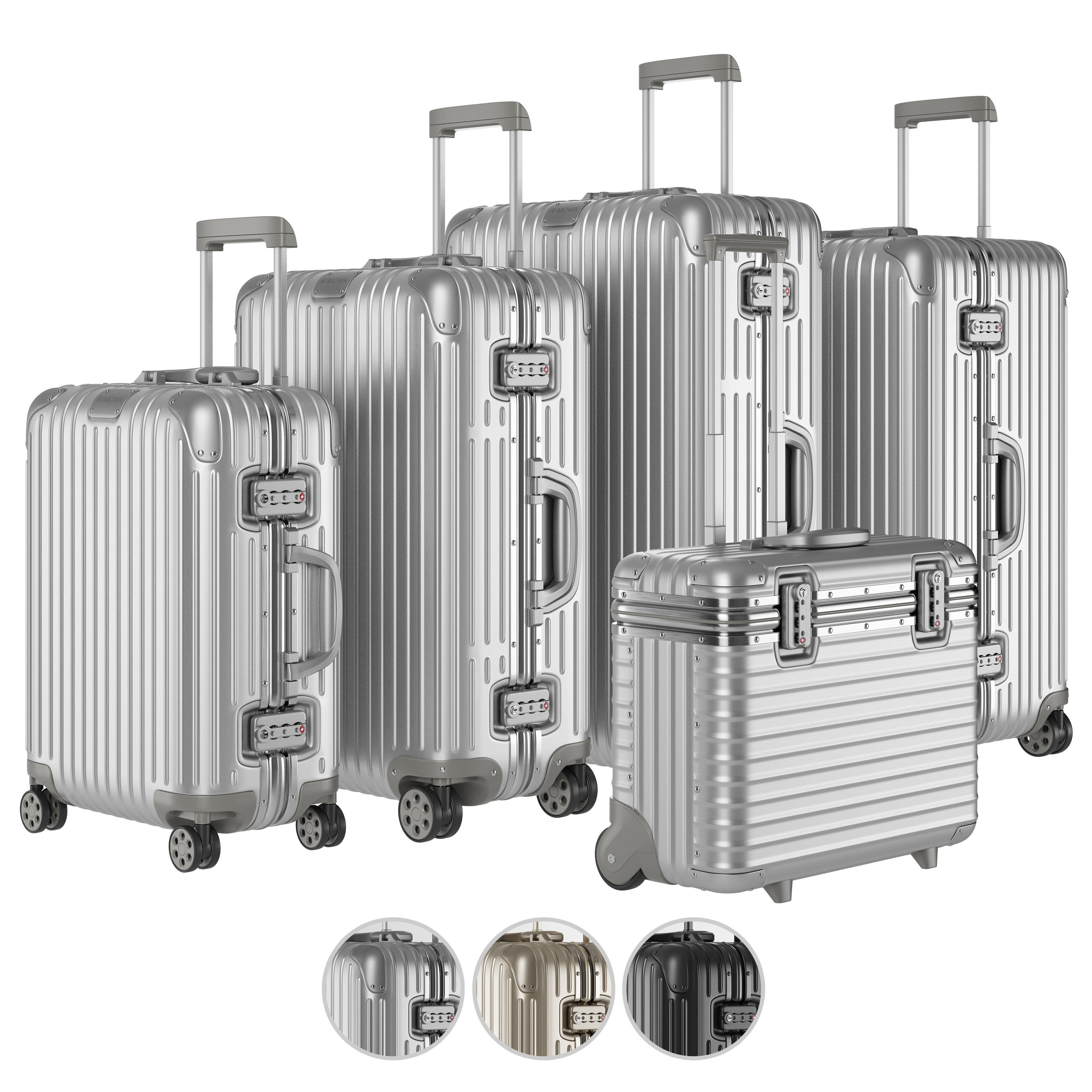 Rimowa Suitcase Collection 3D model | CGTrader