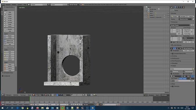 headwall concrete block 3D model | CGTrader