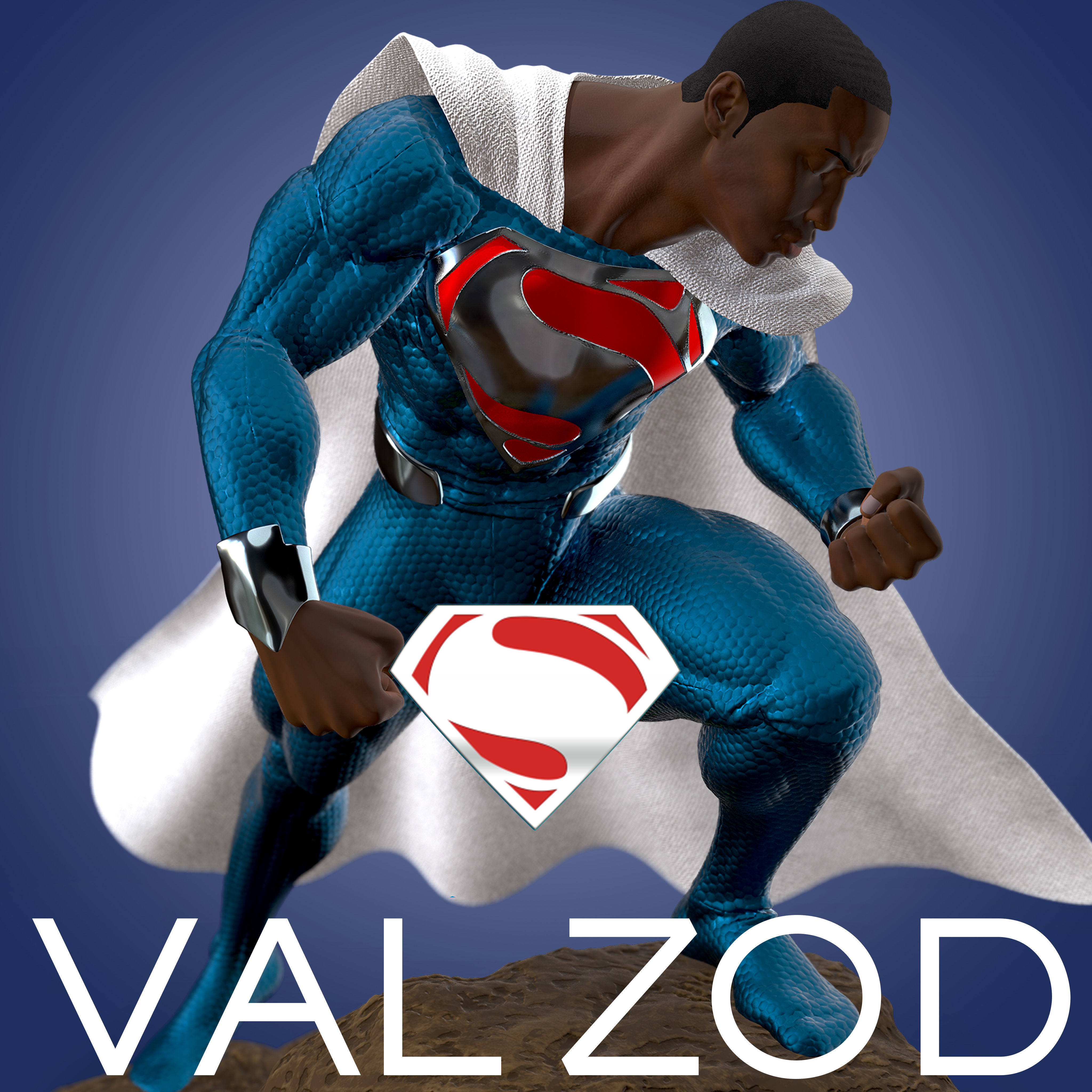 Val Zod 3D Printable Statue 3D model 3D printable | CGTrader