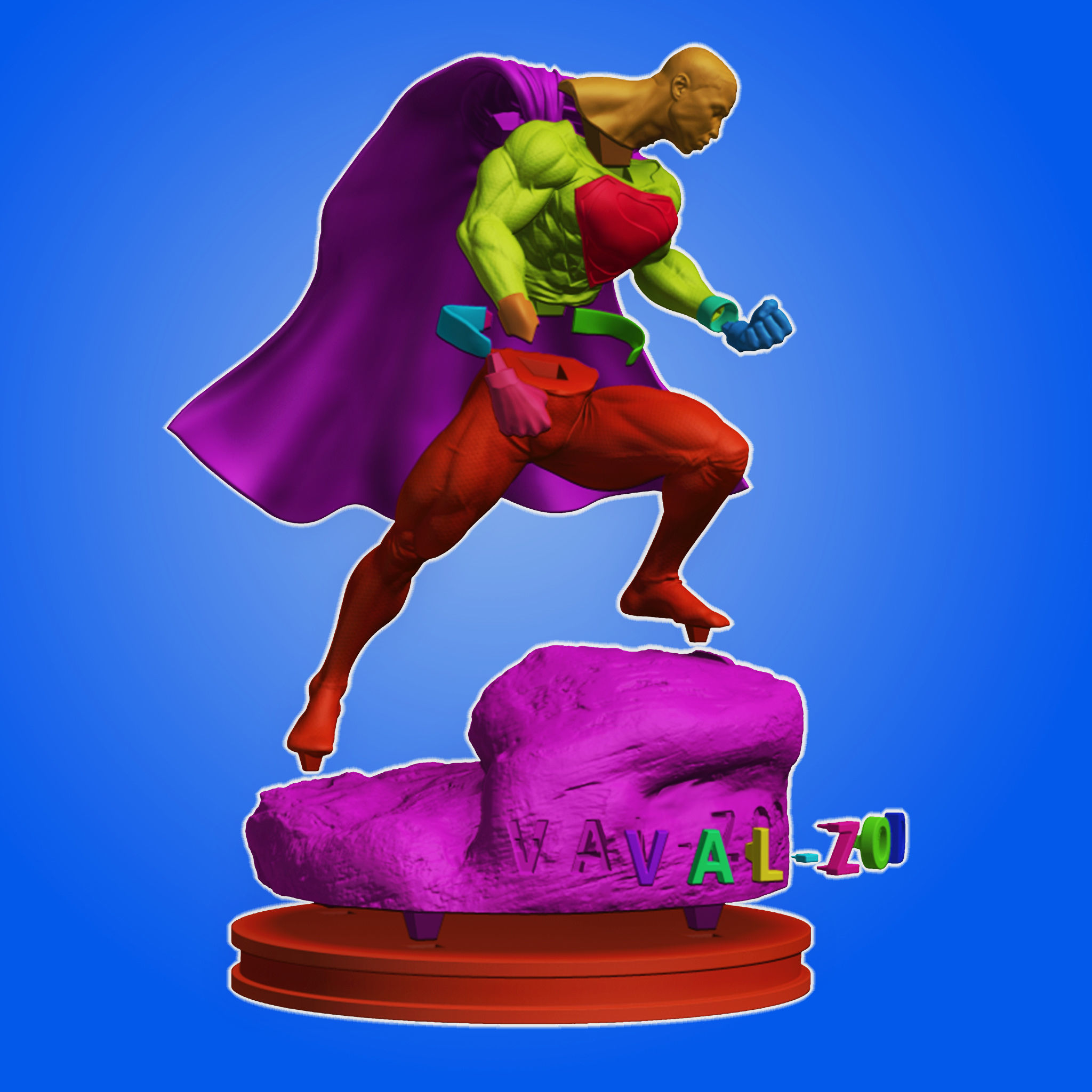 Val Zod 3D Printable Statue 3D model 3D printable | CGTrader