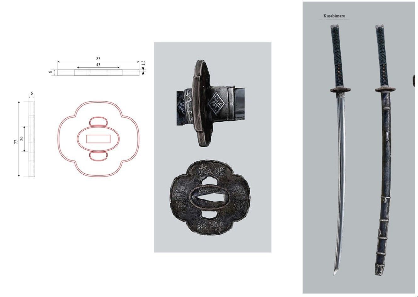Tsuba 3D model 3D printable | CGTrader