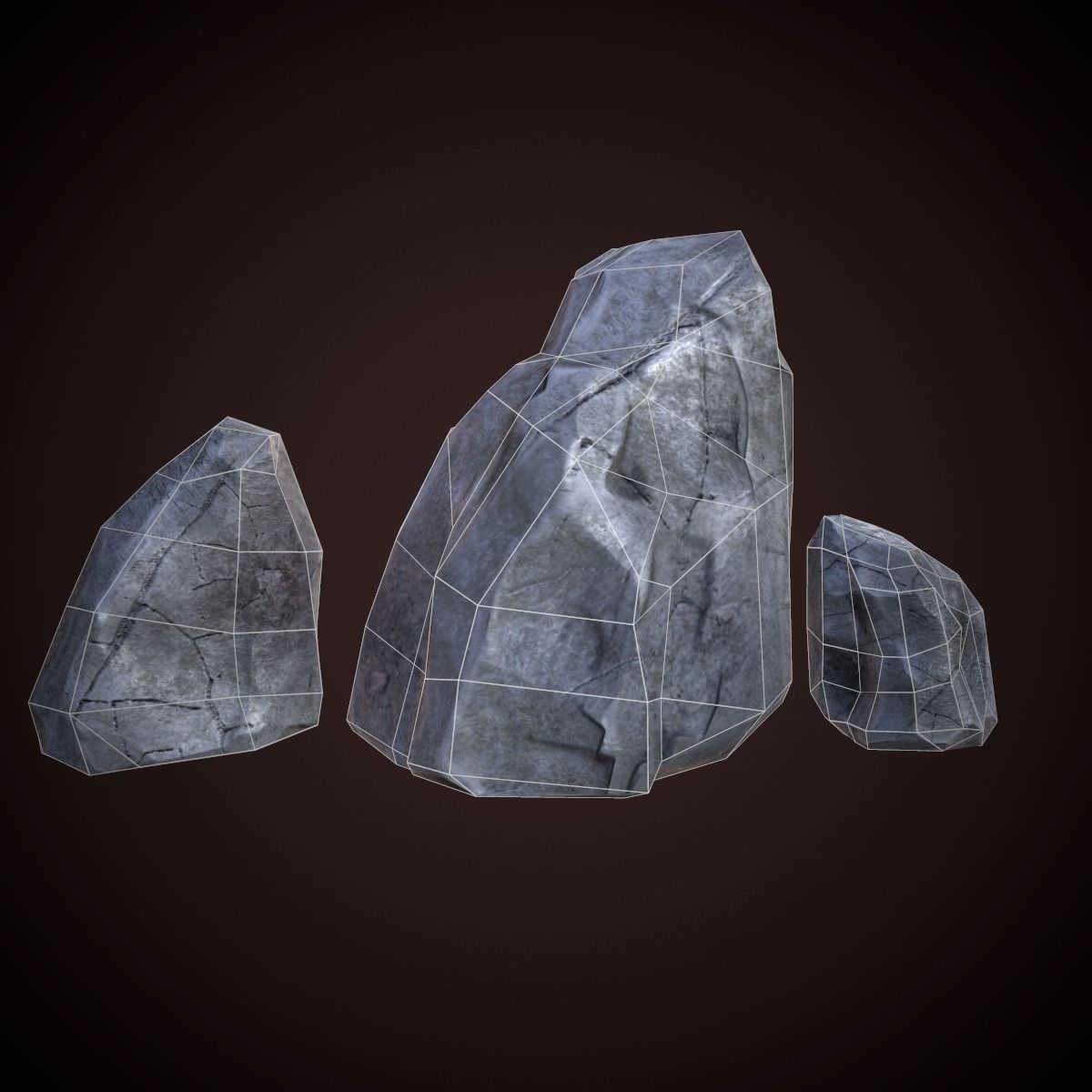 3D model Medieval runic stones VR / AR / low-poly | CGTrader