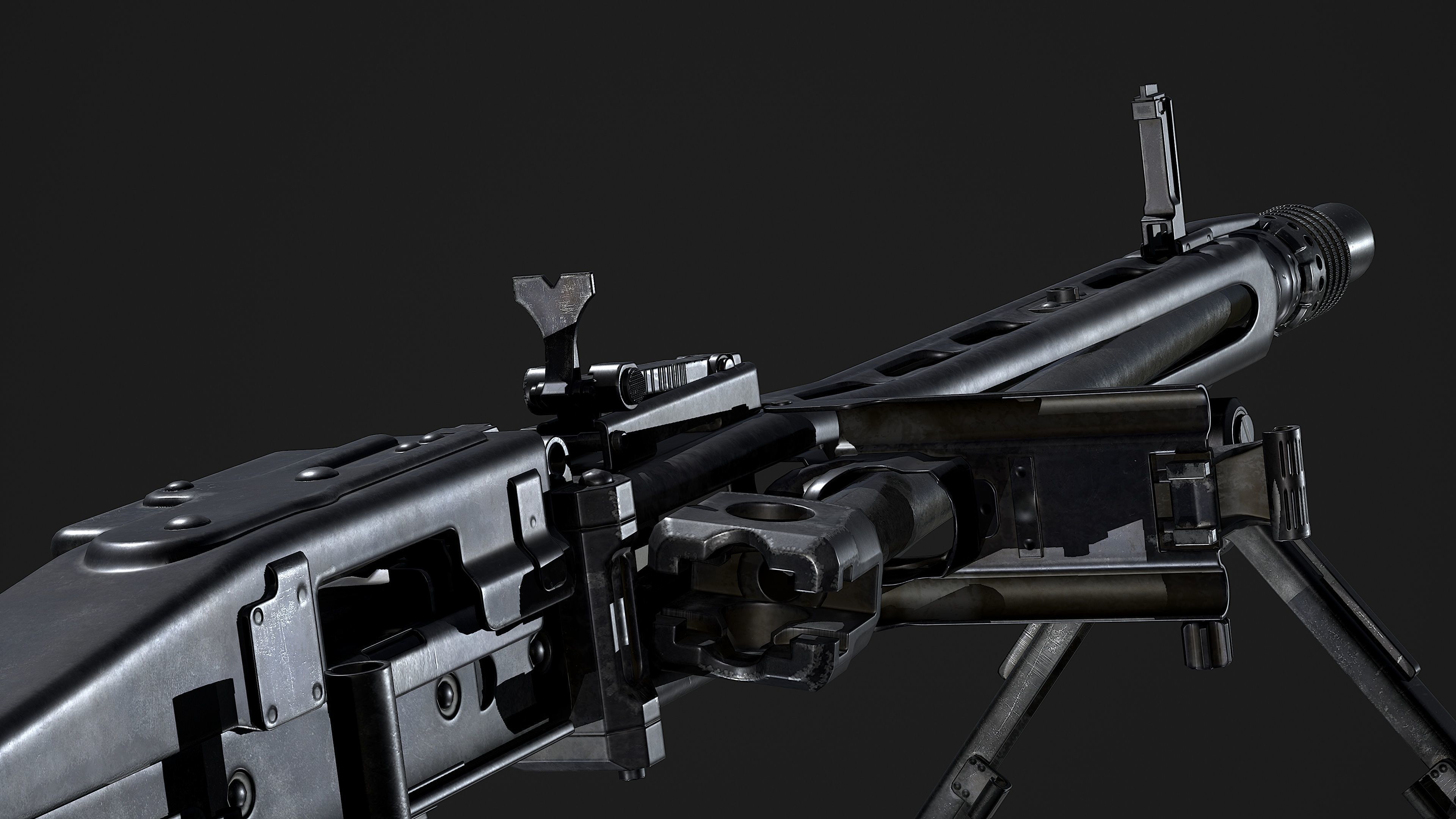 3D model MG42 maschinengewehr 42 VR / AR / low-poly | CGTrader