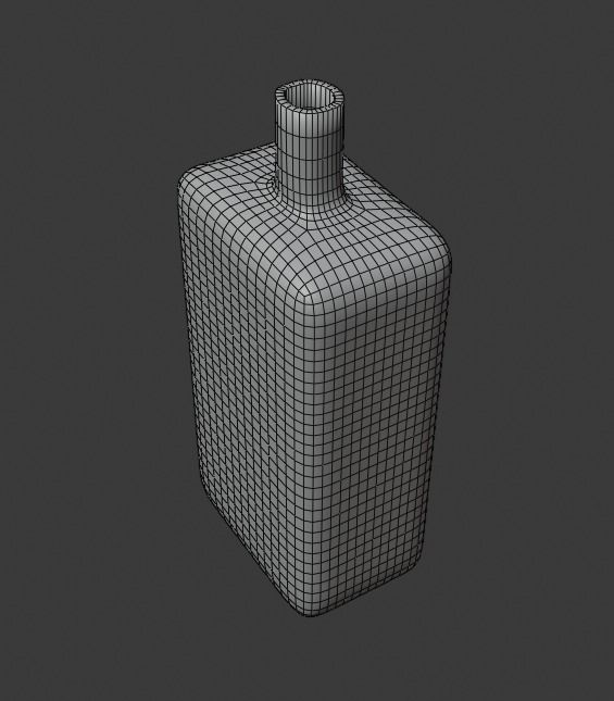 Simple bottle 3D model | CGTrader
