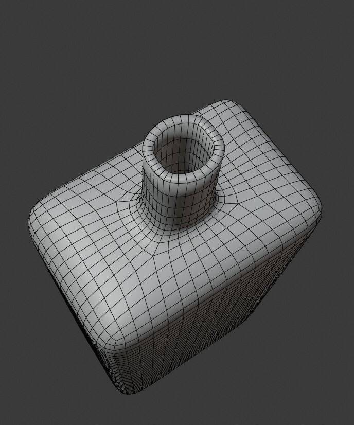 Simple bottle 3D model | CGTrader