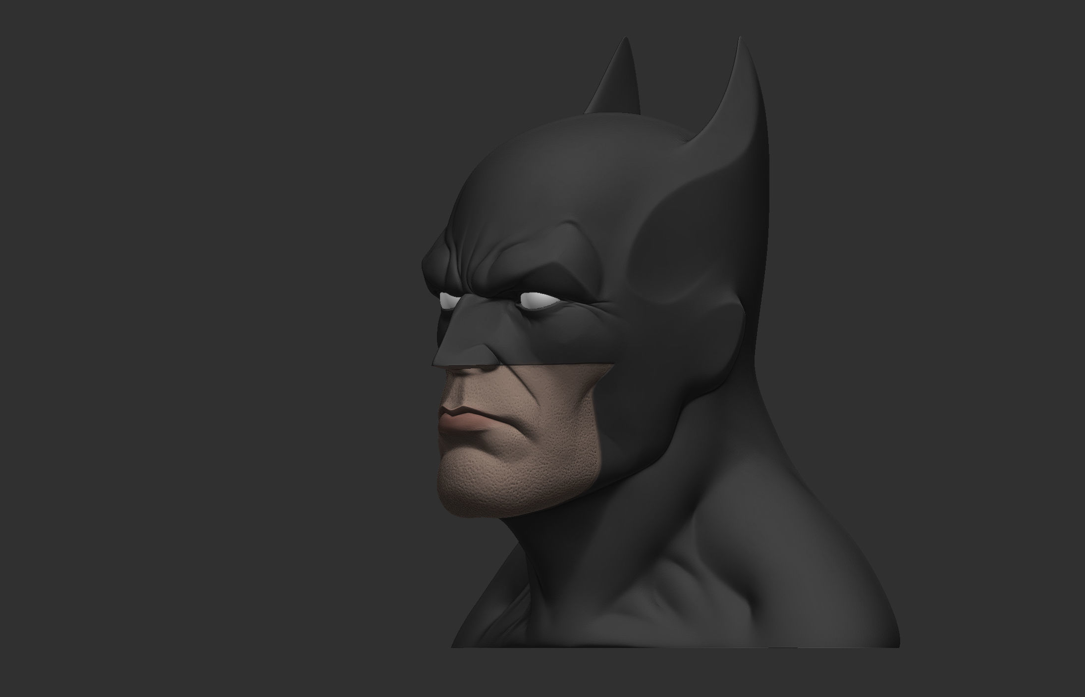 Batman Head 3D model 3D printable | CGTrader